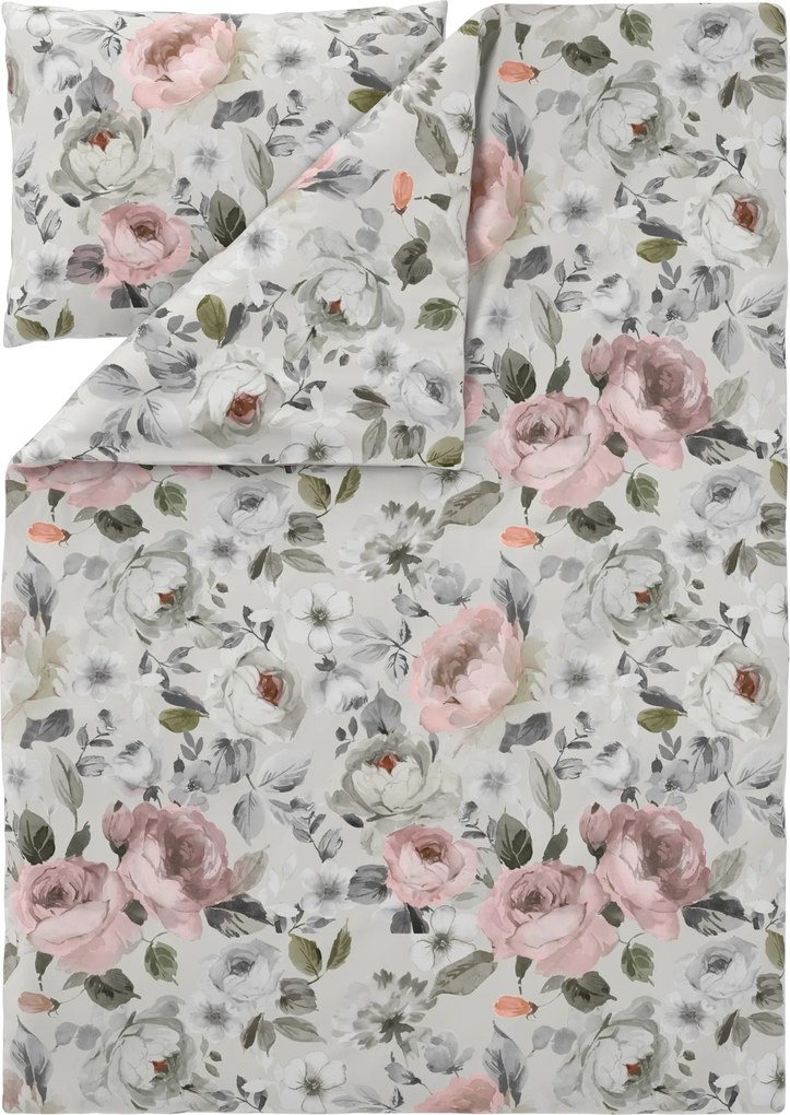 Livarno® Ložní povlečení Renforcé, 140 x 200 cm, 70 x 90 cm (červená/bílá)