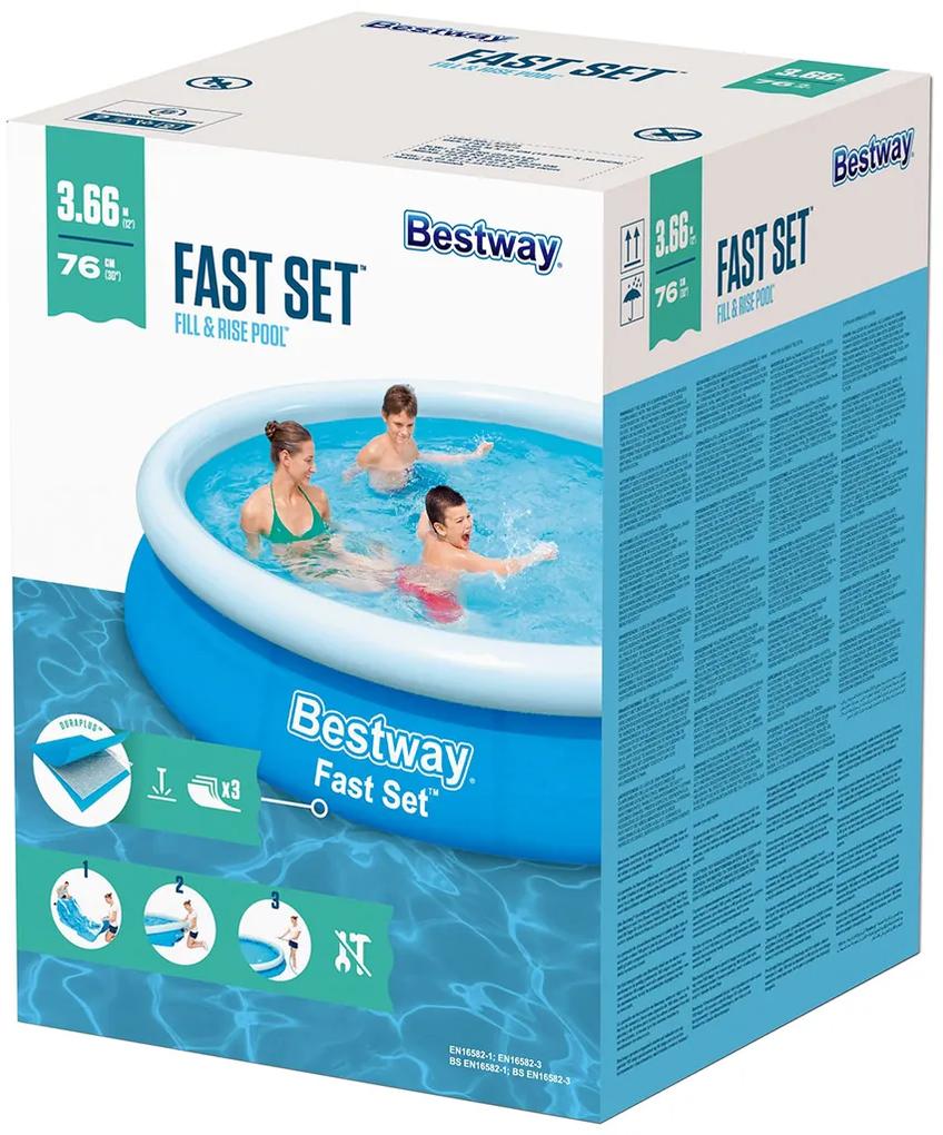 BESTWAY Fast Set Bazén 366 x 76 cm, bez filtrace 57273