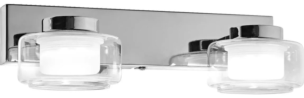 Osram-LED Koupelnové nástěnné svítidlo ORBIS FLAME 2xLED/5,5W/230V IP44 chrom