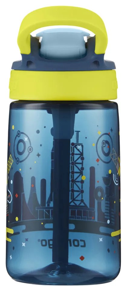 Contigo Dětská lahev Gizmo Flip 420 ml Blue Nautical Space