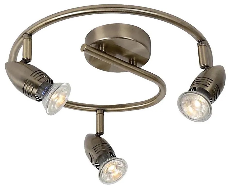 Lucide 13955/14/03 - LED bodové svítidlo CARO-LED 3xGU10/5W/230V bronz
