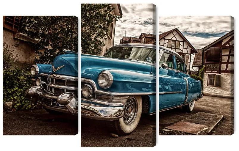 Vícedílný obraz Modrý Cadillac Eldorado Z Roku 1953 Nedostatek Nedostatek Plátno Canvas 150x100