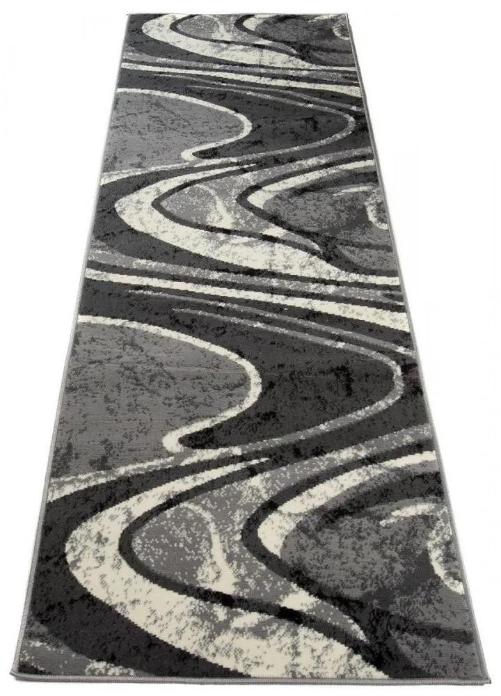 Kusový koberec PP Volga šedý atyp 80x500cm