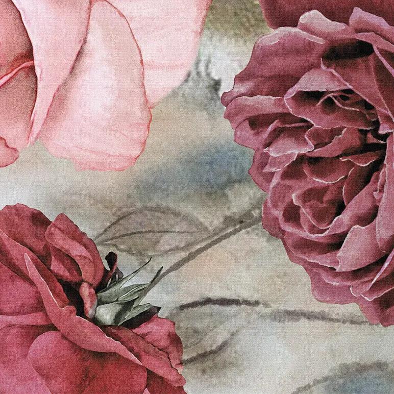 Malvis ® Tapeta Růže vodovkami Vel. (šířka x výška): 144 x 105 cm