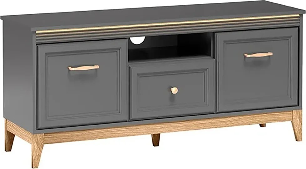 TERRA s | TV stolek TA-8 | 135,5 cm | šedá