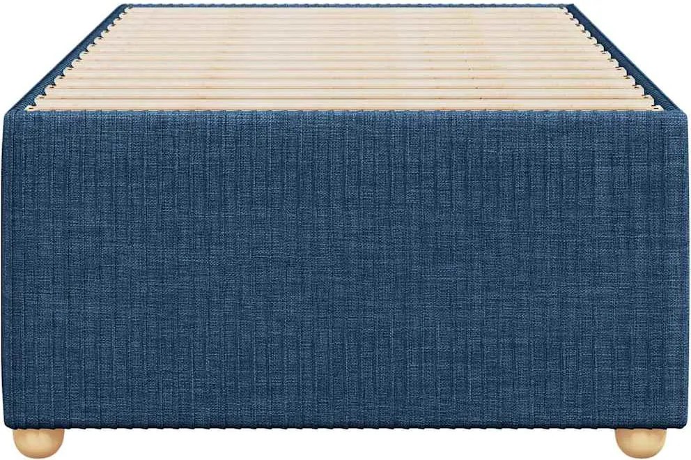 Rám postele bez matrací modrá 100x200 cm textil 3284920