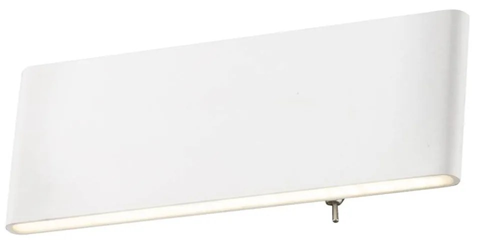 Nástěnné LED osvětlení s vypínačem SIEGFRIED, 8W, teplá bílá, 225x80x15mm Globo SIEGFRIED 41751-8W