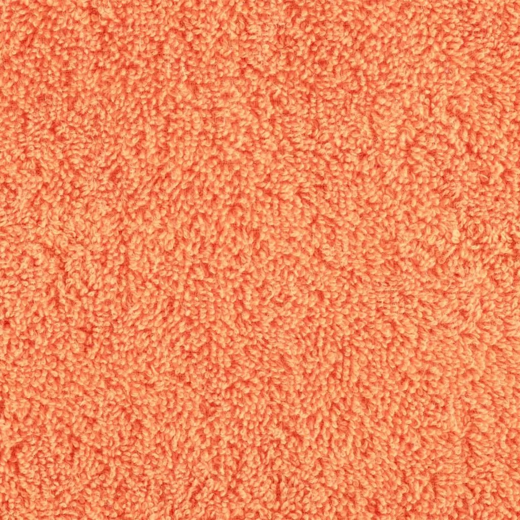 Premium ručníky SOLUND 10 ks oranžové 100x200 cm 600 g/m² 137391