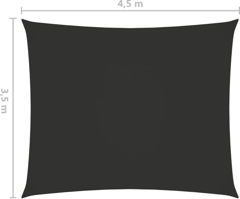 vidaXL Stínící plachta oxfordská látka obdélníková 3,5x4,5 m [135104] Barva: Bílá
