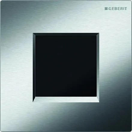 Geberit - Elektronické ovládání splachování pisoárů Typ 30, bateriové napájení, kartáčovaný chrom 116.037.KX.1