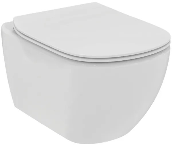 Ideal Standard Tesi - SET Závěsné WC RimLS+ + sedátko Soft-Close, bílá T536001