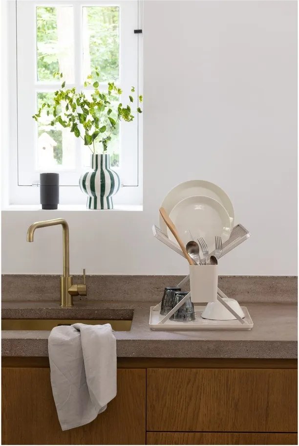 Béžový kovový dvoupatrový odkapávač 37x33 cm – Brabantia
