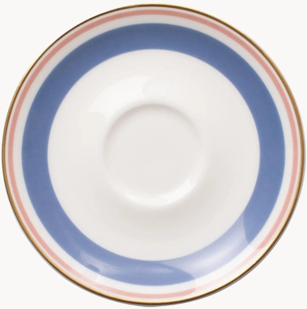 Sada podšálků z kostního porcelánu Capri, 6 dílů