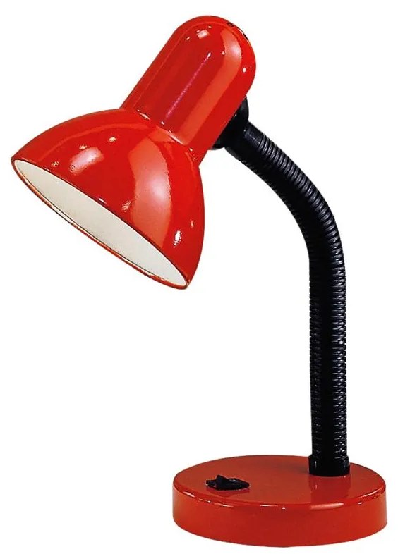 Eglo EGLO 9230 - Stolní lampa BASIC 1xE27/40W červená EG9230