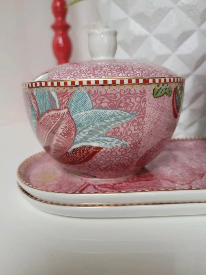 Pip Studio Spring to Life Cukřenka růžova