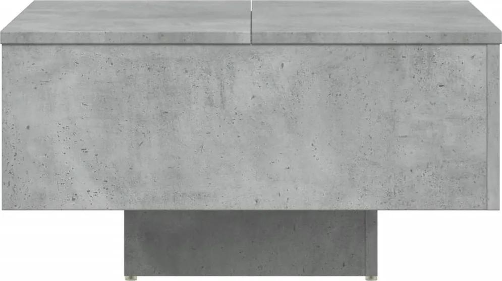 vidaXL Konferenční stolek 60 x 60 x 31,5 cm dřevotříska [806889] Barva: Betonová šedá
