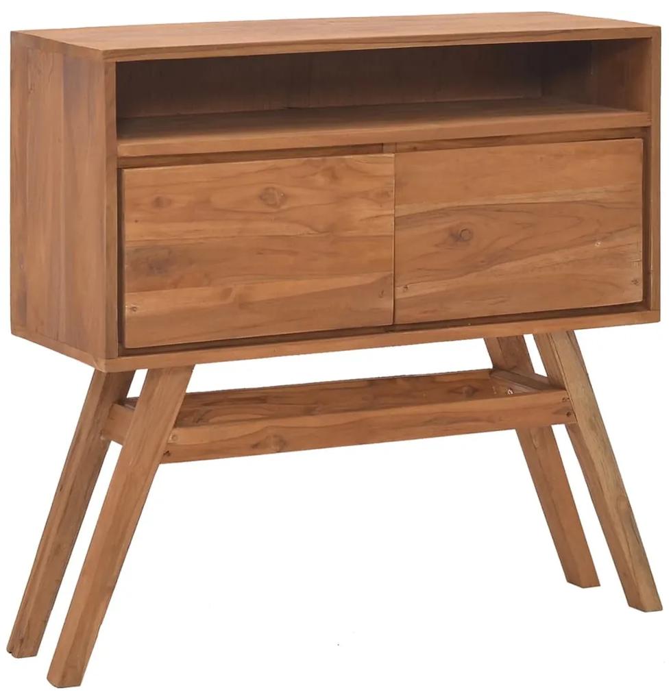 326135 vidaXL Konzolový stolek 80 x 30 x 80 cm masivní teakové dřevo
