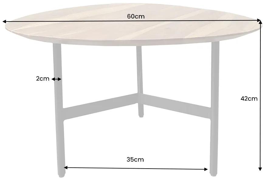 Konferenční stolek DARTELU Dekorhome 86 cm