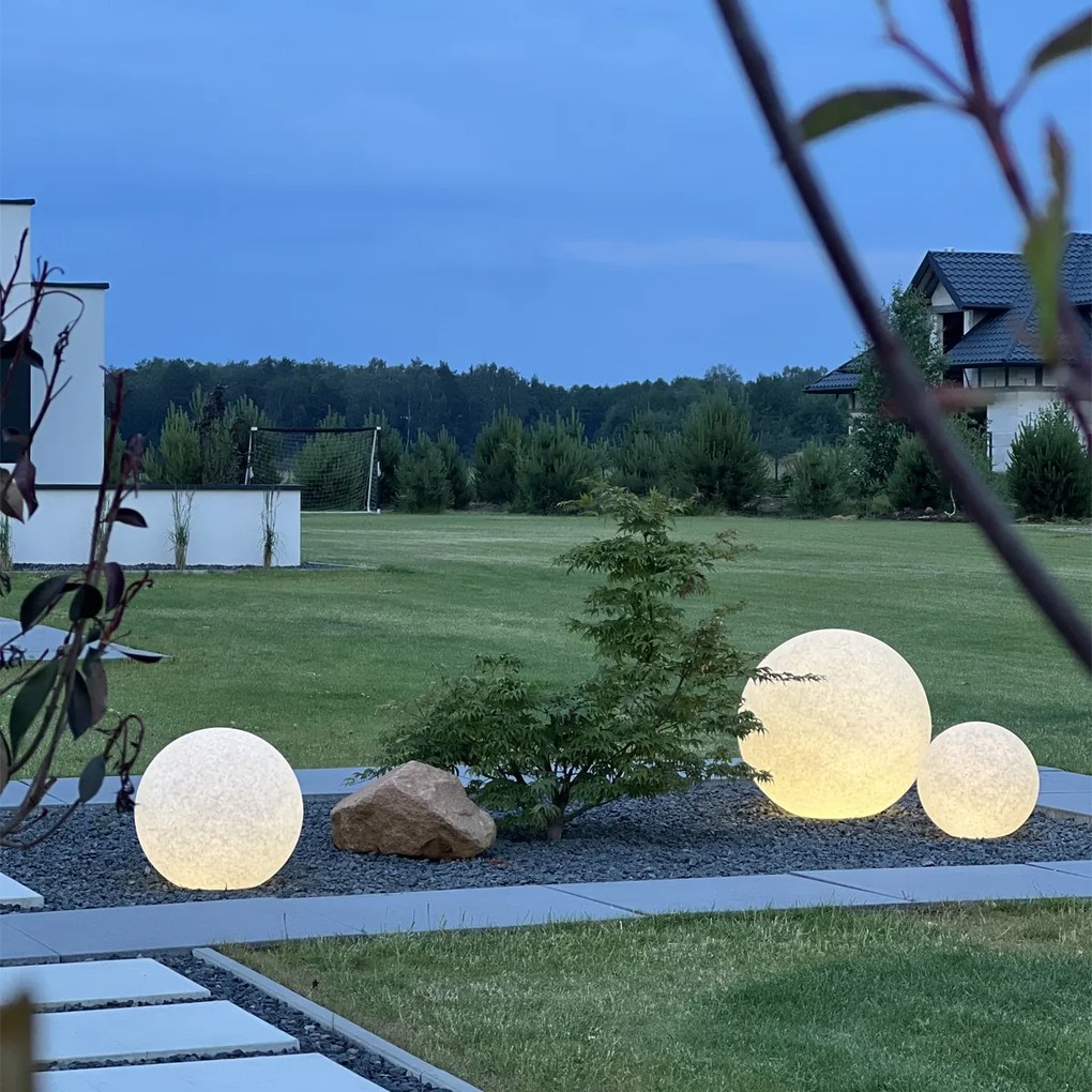 Moderní venkovní lampa šedá 45 cm IP65 - Nura