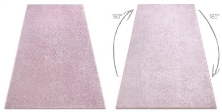 koberec, koberec metráž SAN MIGUEL špinavě růžová 61 hladký, Jedno velikost 100x400 cm | krásné koberce cz
