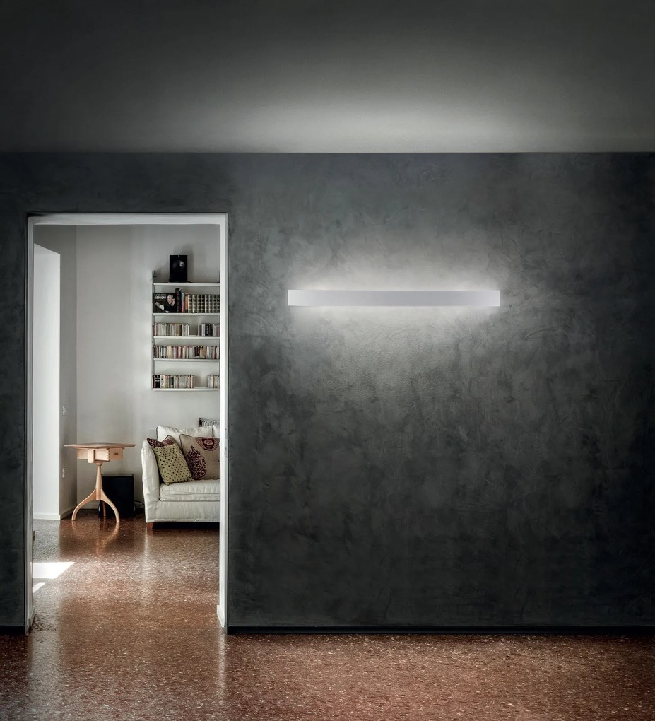 Linea Light Curvé_W, betonové nástěnné svítidlo, 30W LED 3000K, délka 69cm