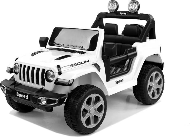 LEAN CARS Akumulátorové vozidlo FT-938, bílé, 4x4