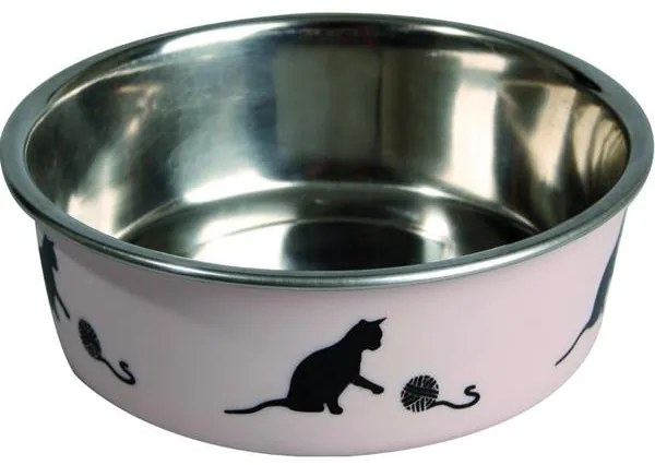 Miska cat nerez Kena růžová 160ml Flamingo