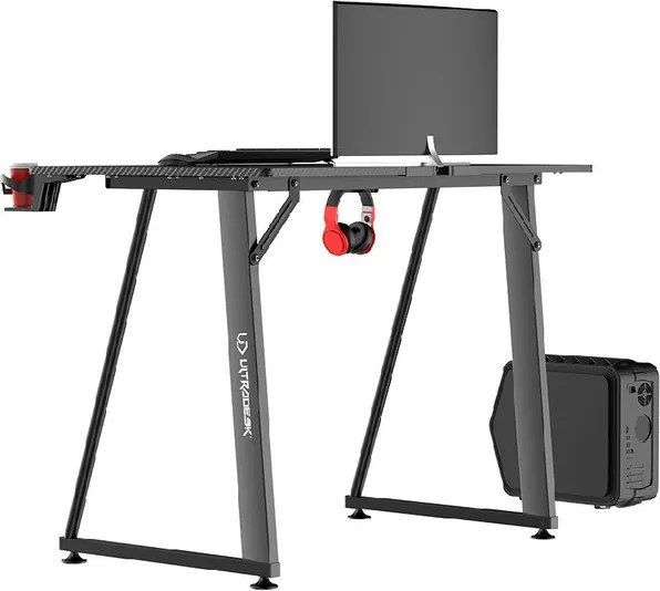 ULTRADESK ENTER V2 kompaktní herní stůl 100x60 cm černý