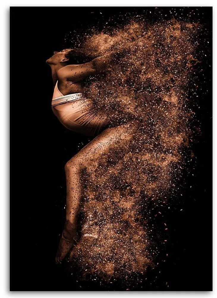 Gario Obraz na plátně Krásná žena ve zlatém prachu Rozměry: 40 x 60 cm