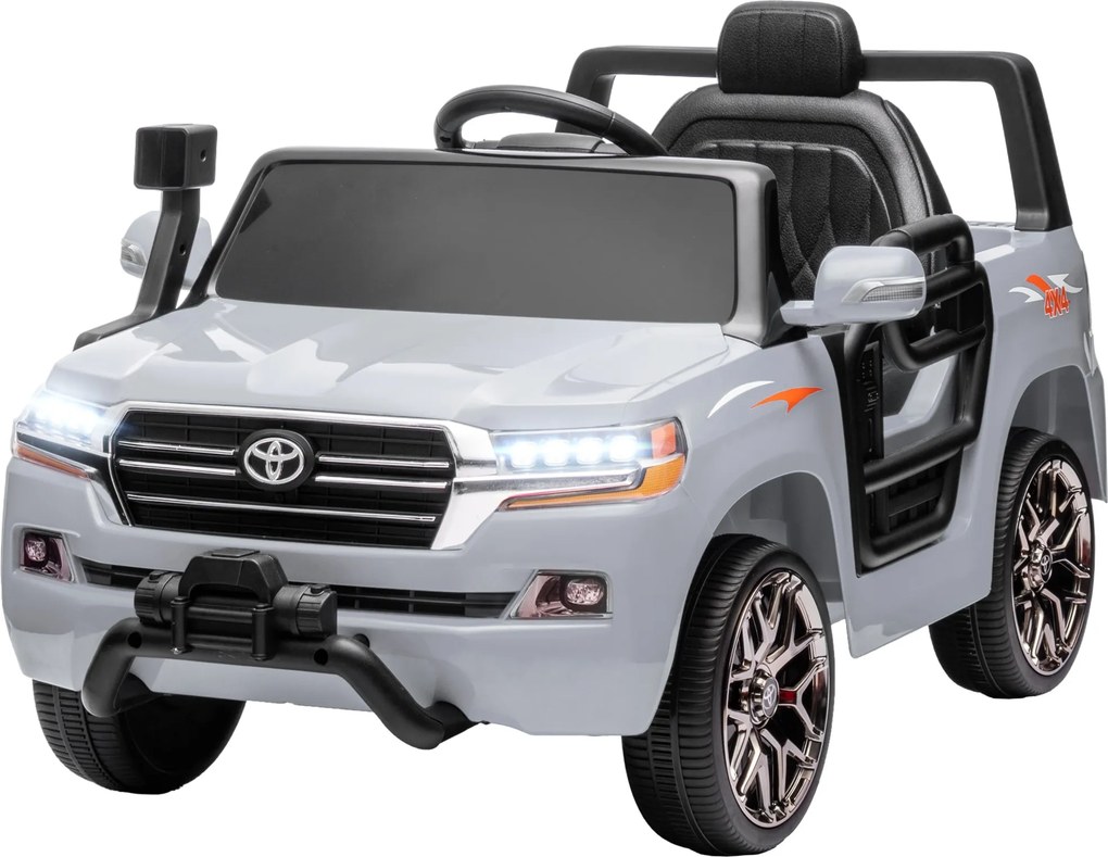 Dětské elektrické auto AIYAPLAY 3+ roky Toyota LAND CRUISER s 12V baterií, dálkovým ovládáním, světlomety, klaksonem, pomalým startem a MP3 hudbou - Š