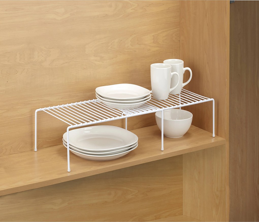 CONFORTIME Přídavná police, roztahovací, výsuvná, bílá, 37-65cm x 15 EXTENSIBLE1