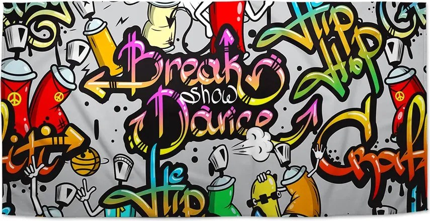 Sablio Ručník Graffiti - 30x50 cm