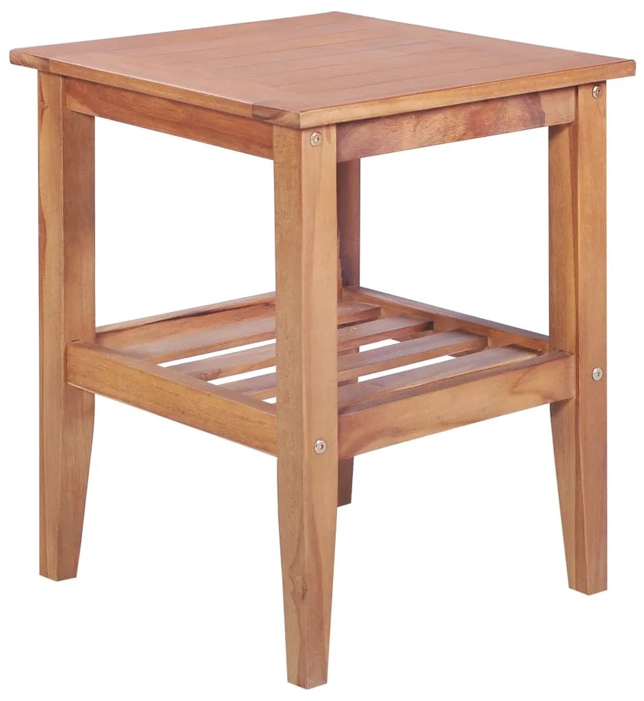 vidaXL Marketos Konferenční stolek 40 x 40 x 50 cm čtvercový masivní teak