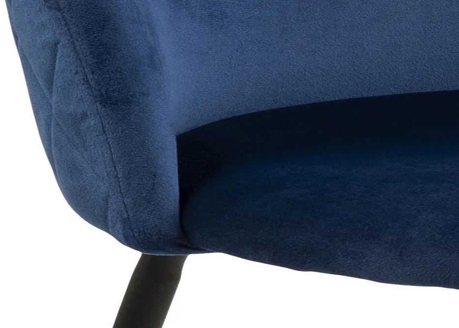 Stylová jídelní židle Alexandre tmavě modrá