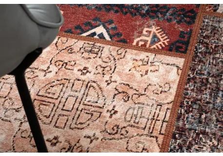 koberec ANTIKA ancient rust kulatý, moderní patchwork, řecký omy velikost kruh 160 cm | krásné koberce cz