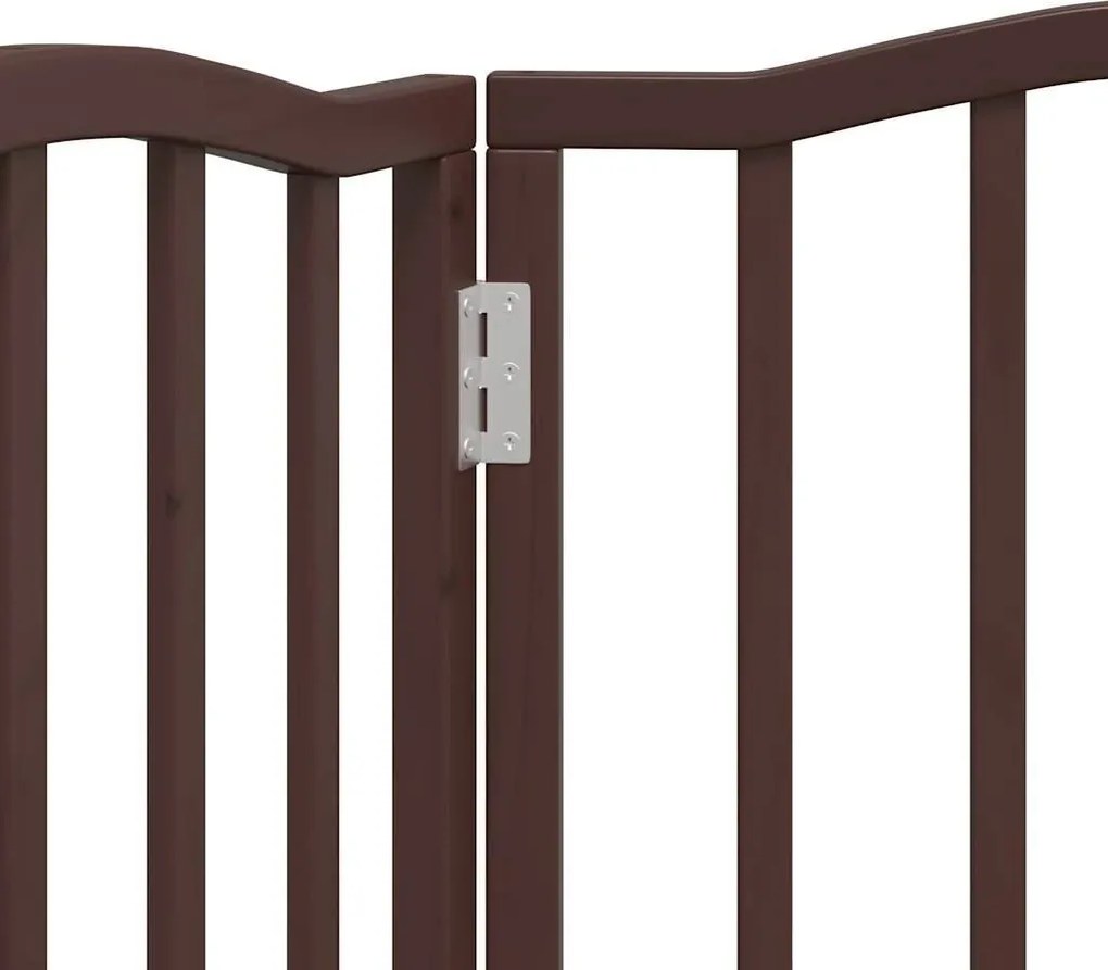 vidaXL Zábrana pro psy skládací 3 panely 150 cm topolové dřevo [352230] Barva: Bílá