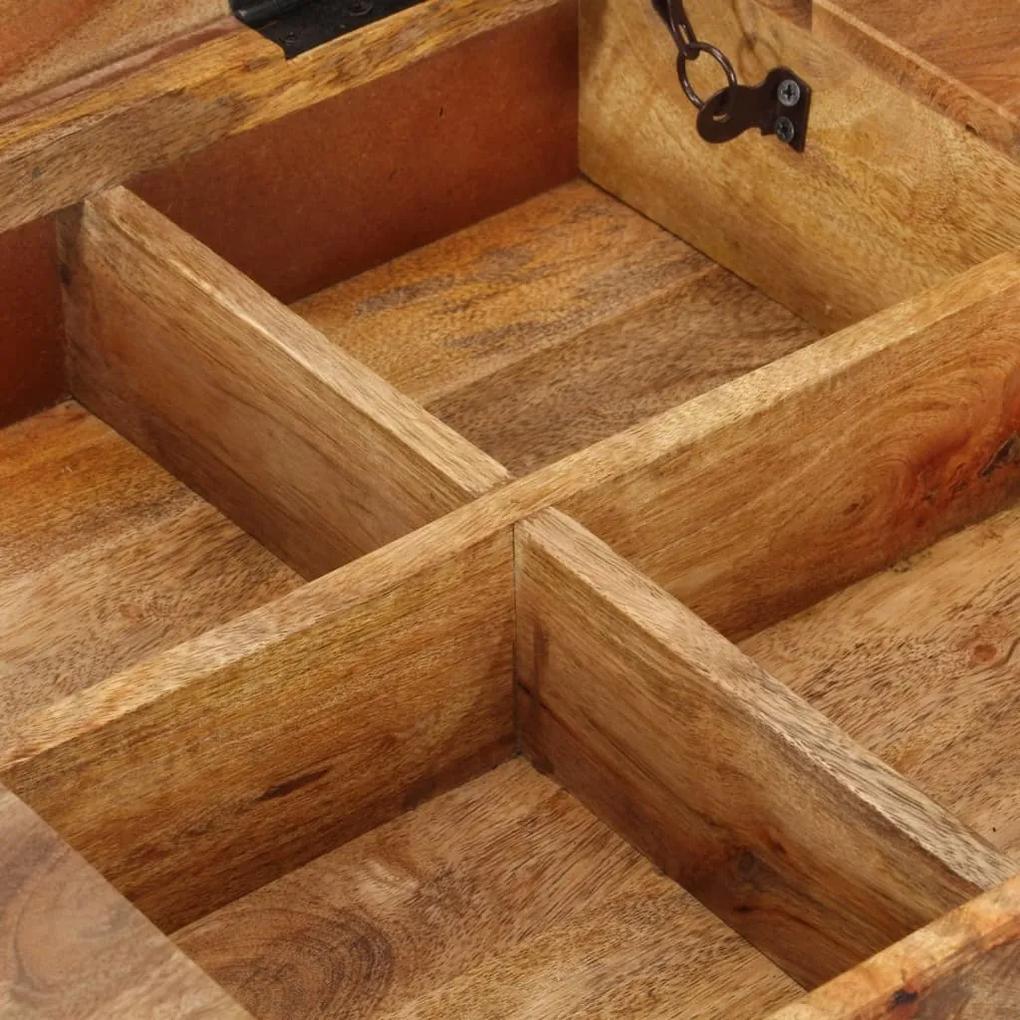 vidaXL Toaletní stolek 112 x 45 x 76 cm masivní mangovníkové dřevo [247700]