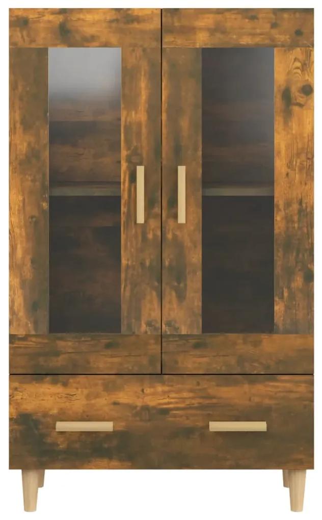 Komoda kouřový dub 70 x 31 x 115 cm kompozitní dřevo - Default Title