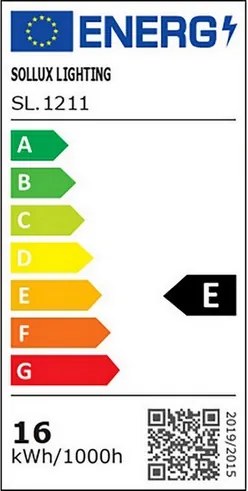 Stropní LED svítidlo SOLLUX OZZY černé 16W SL.1211