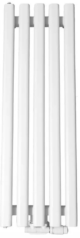 Regnis Lazur LA, topné těleso 330x1000mm se středovým připojením 50mm, 428W, bílá matná, LAZURLA/1000/330/D5/WHITE