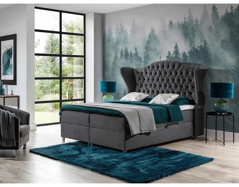 Kontinentální postel Limpopo, Rozměr postele: 160 x 200 cm, Barva:: Paros 3
