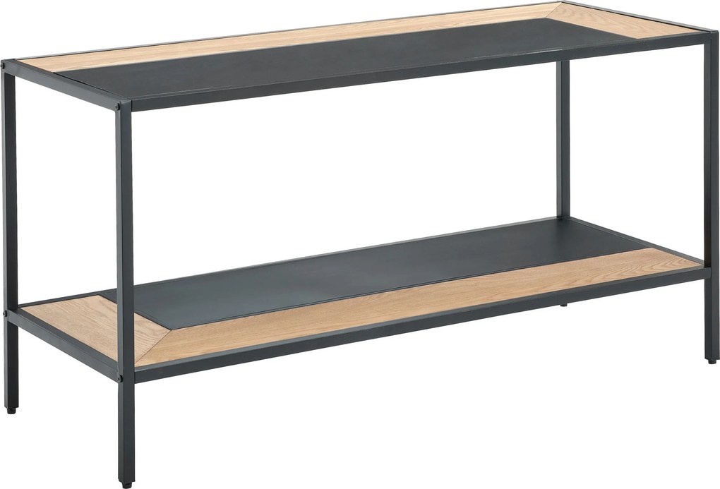 XXXLutz KONZOLOVÝ STOLEK, přírodní barvy, černá, dřevo, kov, kompozitní dřevo, 120/60/47 cm MID.YOU - Online Only konferenční stolky - 001914005901