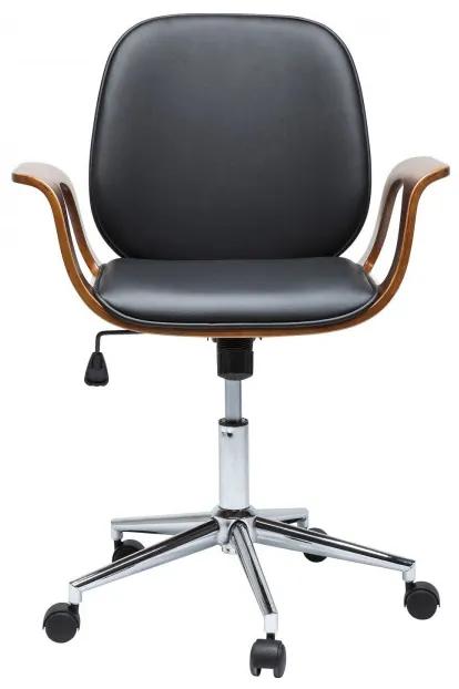 KARE DESIGN Kancelářská židle Patron Walnut 101 × 66,5 × 56 cm