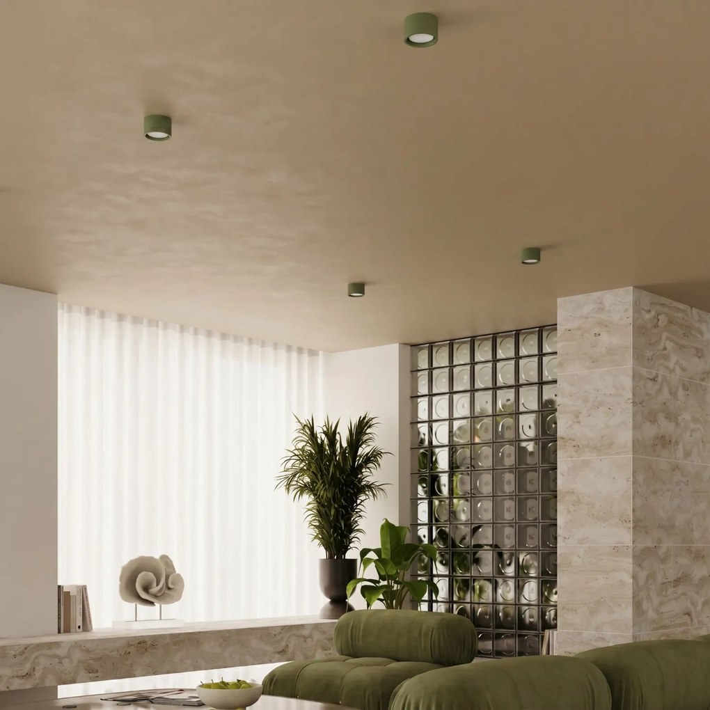 Sollux Lighting Stropní svítidlo MODO 1 olivově zelené GX53