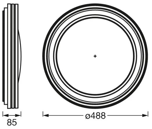 Ledvance - LED Stmívatelné stropní svítidlo SMART+ ORBIS LED/30W/230V Wi-Fi