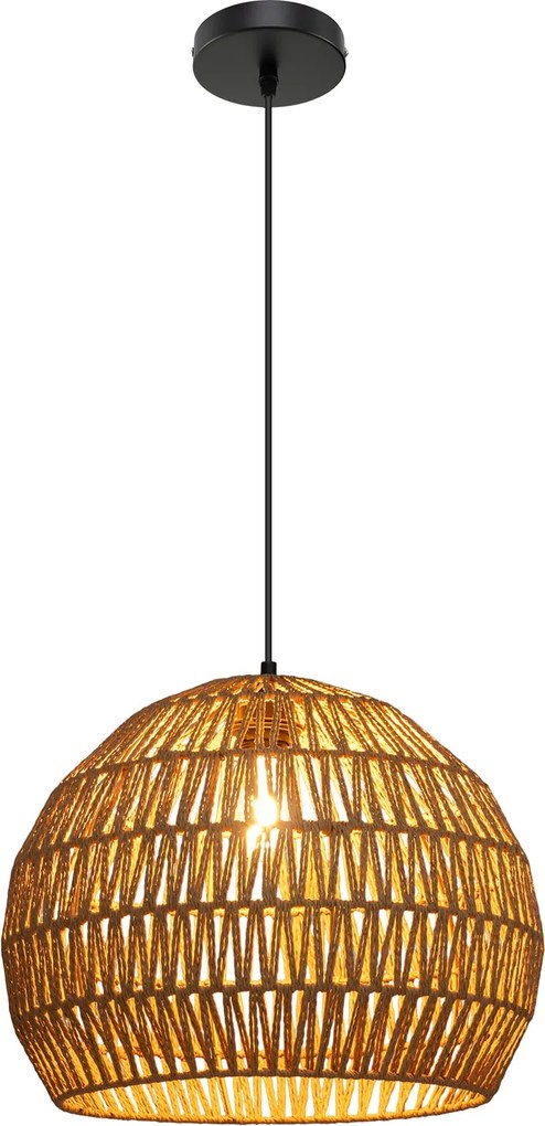 Costway Pletené závěsné svítidlo Boho stropní svítidlo