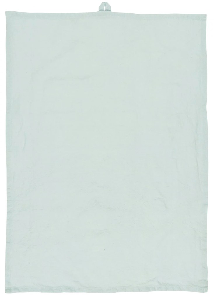 IB LAURSEN Utěrka Freja Light Blue 50x70 cm, modrá barva, textil