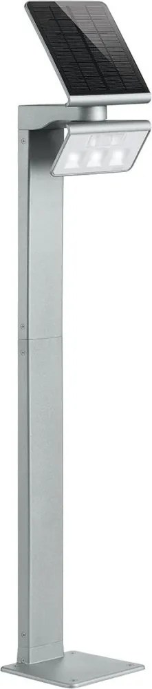 STEIN 671211 Venkovní sloupkové solární svítidlo XSolar GL-S stříbrné se senzorem 0,5W IP44 - STEINEL