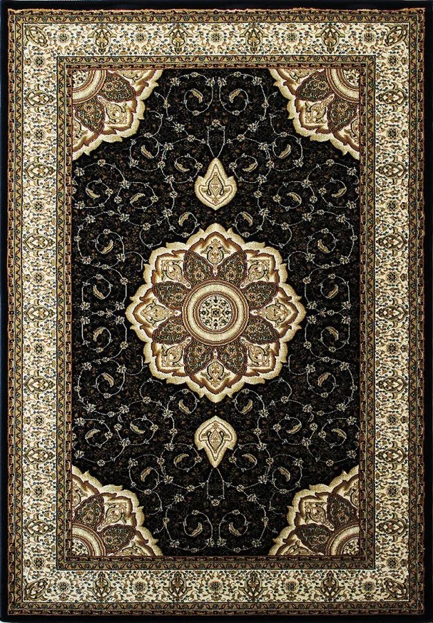 Hans Home | Kusový koberec Anatolia 5328 S (Black) - 100x200