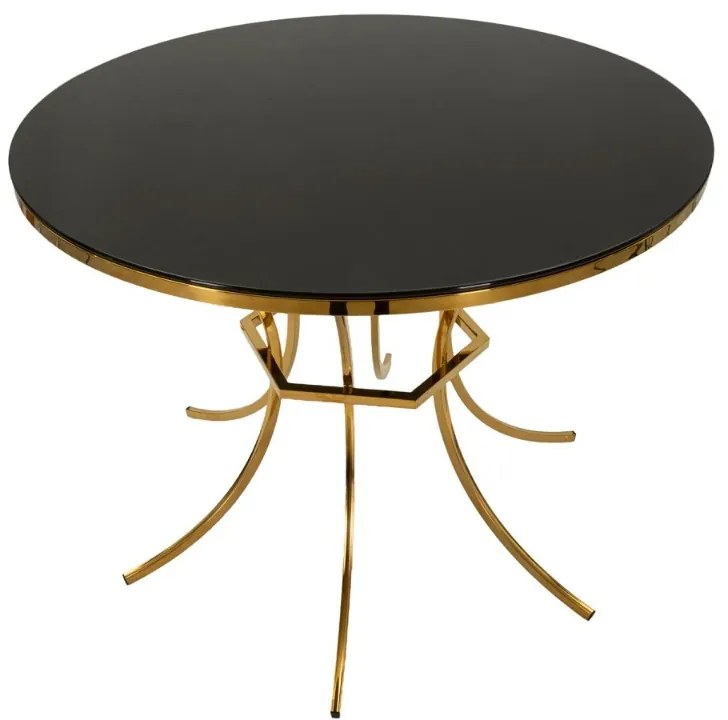 Designový jídelní stůl Tadanori 100 cm zlatý